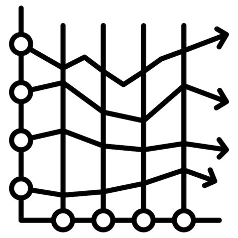 Premium Vector Graph Vector Illustration