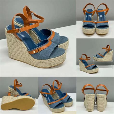 Bulk Designer Leather Wedge Sandals For Women Summer At Only 5252