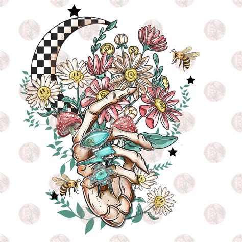 Spring Skeleton Transfer Classy Crafts