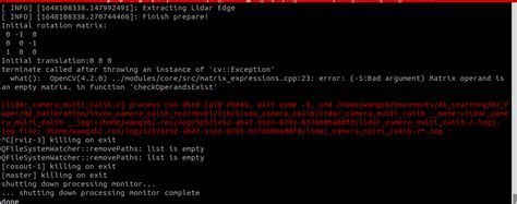 运行multi calib出现错误 Issue hku mars livox camera calib GitHub