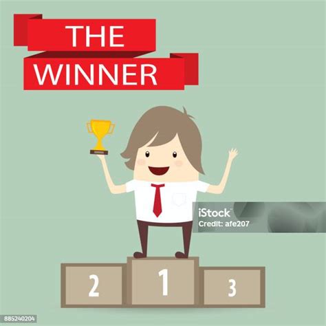 실업가 연단에 황금 금속 트로피 컵 우승자 트로피 수상 개최 Championship에 대한 스톡 벡터 아트 및 기타 이미지 Championship 경쟁 금 금속