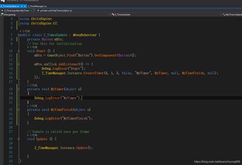 Unity中简单定时器timemanagertimermanager命令有啥用 Csdn博客 Unity中简单定时器timemanagertimermanager命令有啥用 Csdn博客