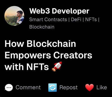 Mani Pal On Linkedin Nfts Creatoreconomy Blockchainforcreators Web3 Digitalart