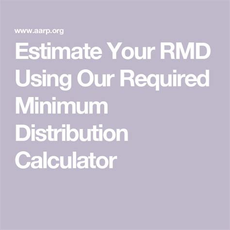 Calculate Your Rmd With Our Free Tool