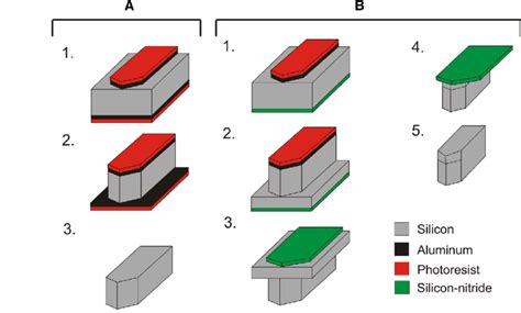 Process Flows Of Microprobe Fabrication Including Reference A0 And Download Scientific