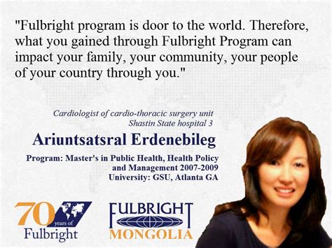 U S Embassy Ulaanbaatar Mongolia Commemorating The 70th Anniversary Of The Fulbright