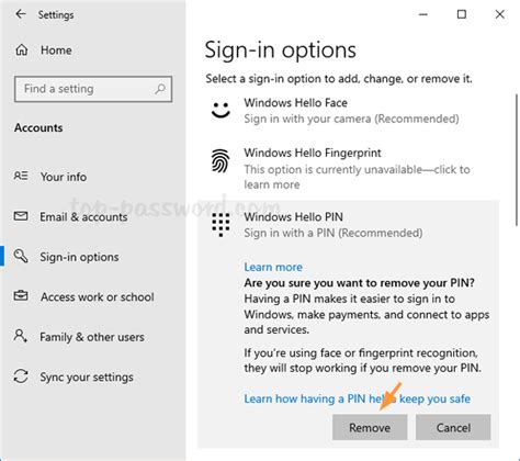 Fix Something Happened And Your PIN Isnt Available In Windows Password Recovery