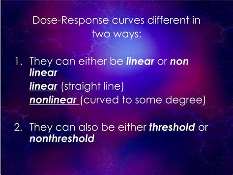 Ppt Nonlinear Threshold Dose Response Powerpoint Presentation Free