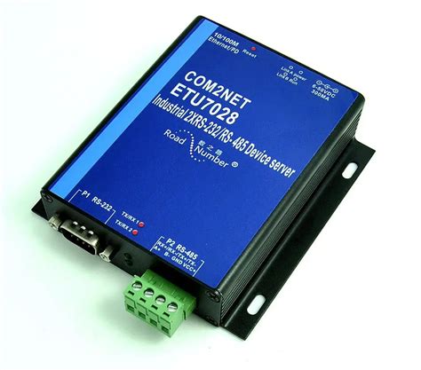 Industrial Grade Poe Serial Device Server Rs232 Rs485 To Ethernet Tcp Converter Server Client