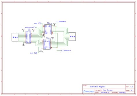 8 Bit Computer Easyeda Open Source Hardware Lab