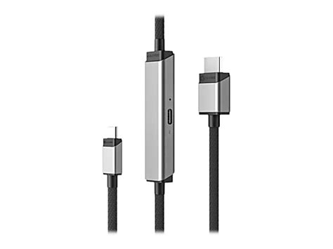 Alogic Ultra Adapter Cable Pin Usb C Usb C Power Only To Hdmi Male Ft Shielded Space Gray