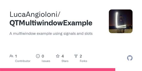 GitHub LucaAngioloni QTMultiwindowExample A Multiwindow Example Using Signals And Slots