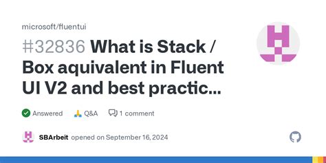 What Is Stack Box Aquivalent In Fluent Ui V2 And Best Practice On