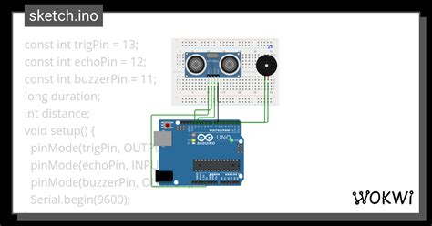 Park Sensor Wokwi Arduino And Esp32 Simulator