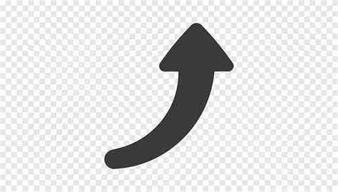 컴퓨터 아이콘 화살표 아이콘 디자인 증가 각도 검정색과 흰색 Png Pngegg