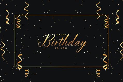Happy Birthday Dark Vectors And Illustrations For Free Download