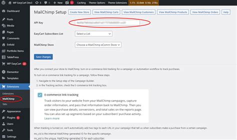 Mailchimp Extension Wp Easycart Online Documentation