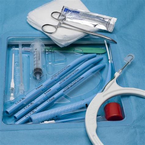 Blue Tracheostomy Box