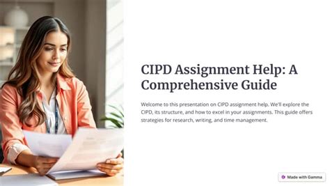 cipd assignment help a comprehensive guide pdf