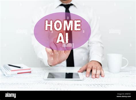 Writing Displaying Text Home Ai Business Concept Home Solution That Enables Automating The Bulk