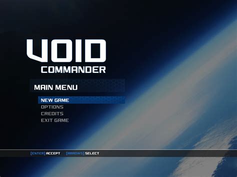 Newest Main Menu Layout Image Void Commander Moddb