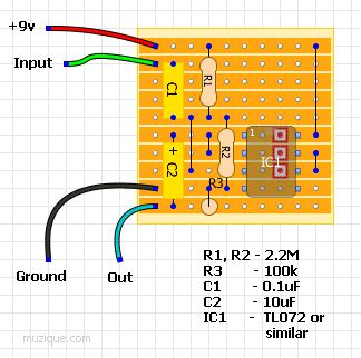 AMZ FX Guitar Effects Blog Blog Archive Opamp Buffer Layout AMZ FX Guitar Effects Blog