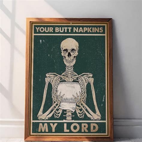 Your Butt Napkin My Lord Etsy