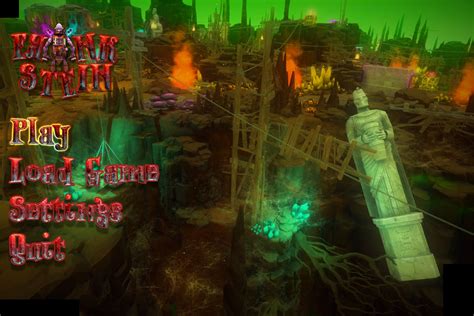 basic menu screen concept