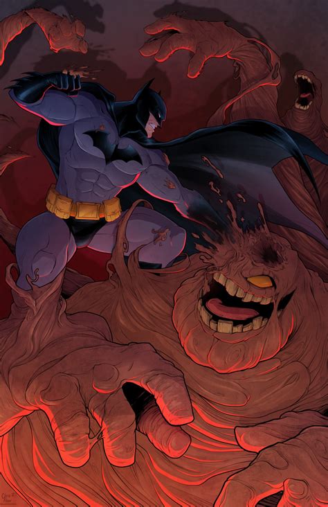 Kluverdesigns Batman Clayface Batman Series Dc Comics Absurdres Commentary English