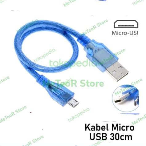 Jual Kabel Micro Usb Untuk Nodemcu Wemos D1 Kab Banyumas Meteor Store Tokopedia