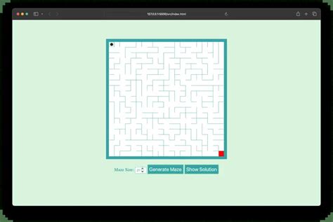 Maze Game Using Html Css Javascript With Source Code Codewithcurious