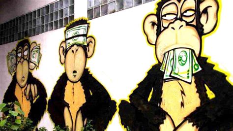 Three Monkeys In White Background With Money Hd Dope Wallpapers Hd