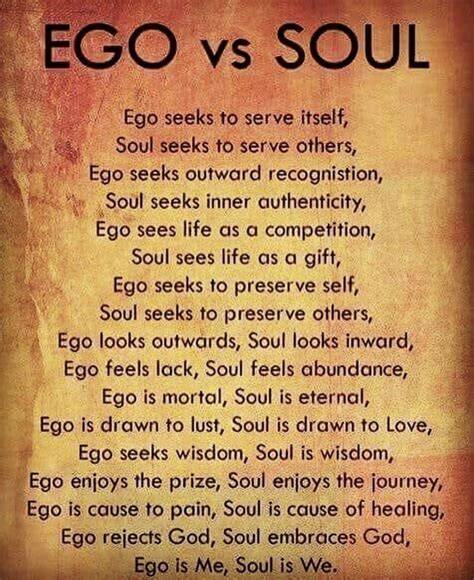 Ego Versus Spirit Soul Ego Vs Soul Spiritual Quotes Soul Quotes