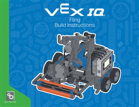 VEX IQ Hero Bot Fling Building Manual Corrections Caution Tape Robotics Club
