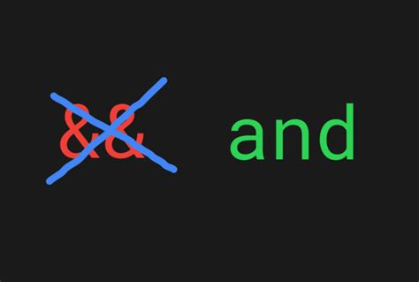 Python Equivalent Of The Andand Operator The And Operator
