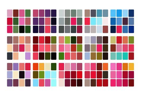 Amaranth Color Palette Trend Color Palette Guide Template Fit For Fashion Designers Business