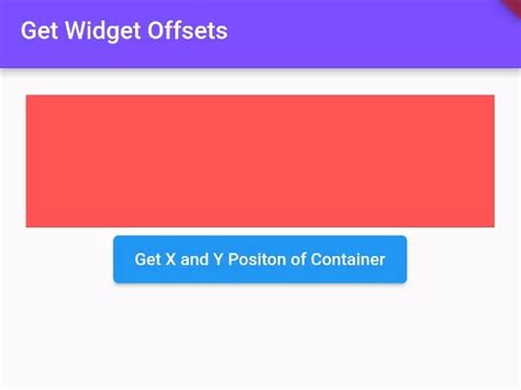 How To Get X And Y Coordinates Of Widget In Flutter