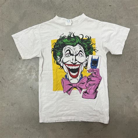 Vintage 1989 Batman Joker Tee This Single Stitched Depop