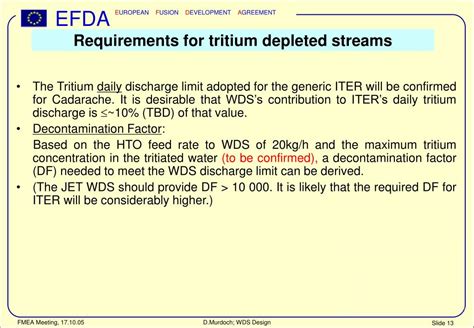 Ppt Iter Water Detritiation System Basis For Fmea Powerpoint Presentation Id 3415389