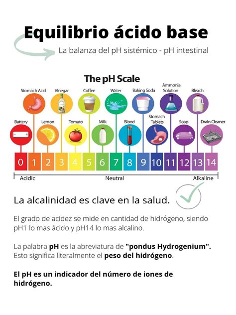 Acido Base Pdf Solución Tampón Biología