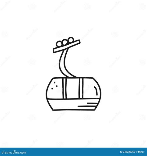 Outline Usb Cable Vector Icon Isolated Black Simple Line Element Illustration From Electronic