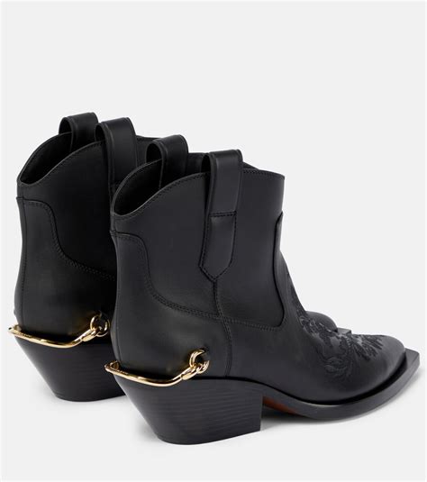 Zimmermann Duncan Leather Ankle Boots Zimmermann