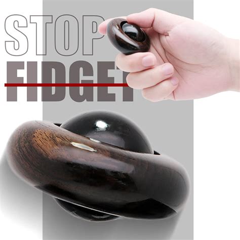 Tybasthe Fidget Toys For Adults Wooden Stress Relief Toy Edc Adhd Tools For Adults