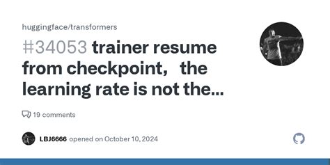 Trainer Resume From Checkpoint，the Learning Rate Is Not The Same As Retraininglearning Rate Is