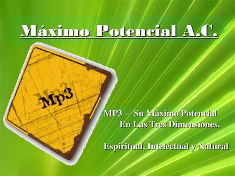 PPT Máximo Potencial A C PowerPoint Presentation free download ID 3664667