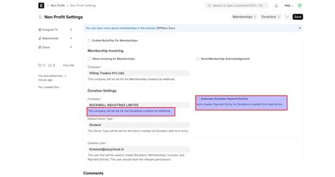 Non Profit In Erpnext Non Profit Frappe Forum