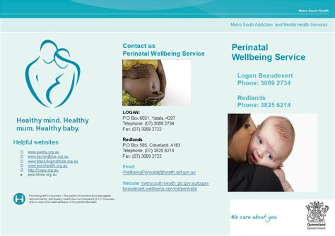 Perinatal Health Services Pamphlet Template