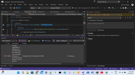 The Type Application Is Defined In An Assembly That Is Not Referenced