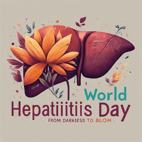 Premium Vector World Hepatitis Day Poster Design World Hepatitis Day