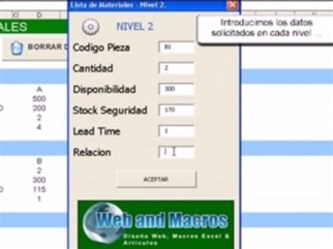 Excel Vba Macros Mrp Vídeo Dailymotion